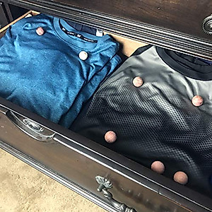 Cedar Balls Clothes Moth Repellant - Premium Quality USA Wood for Closet/Drawers (60 Pack), Protect Clothing with Natural Alternative to Moth Balls, Non-Toxic, Long Lasting, Family Safe, Smells Great.