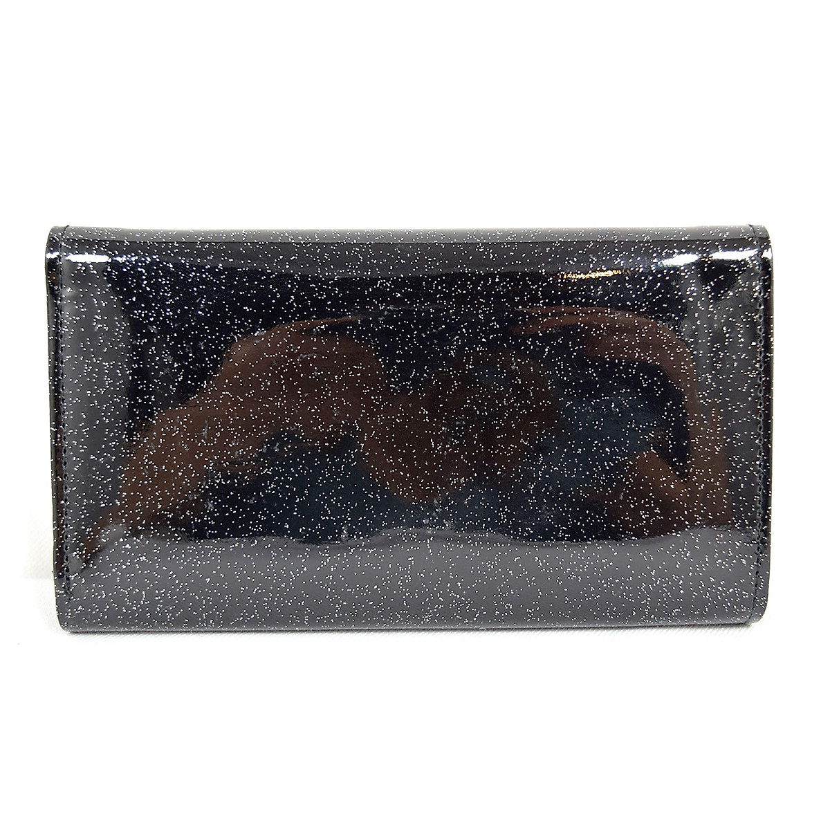 Liquorbrand Bonneville Glitter PVC with metal chevron logo Wallet