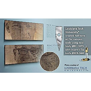 Amana Tool - 45°. 010" V Tip/Rc-1075/1076 (RCK-512), Industrial Grade