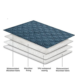 Ameritex Waterproof Dog Bed Cover Pet Blanket for Furniture Bed Couch Sofa Reversible