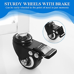 ONULISS Blueprint Holder Cart with Poster Tube, 12 Slots Rolling File Cart, Construction Paper Organizer on Wheels, Blueprint Storage Rack for Wrapping Paper, Office Organization and Storage