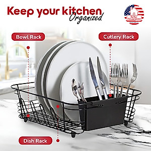 Better Houseware 1420/E Dish Drainer, standard, Black