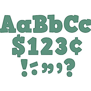 Teacher Created Resources Eucalyptus Green 4" Bold Block Letters Combo Pack (TCR8693)