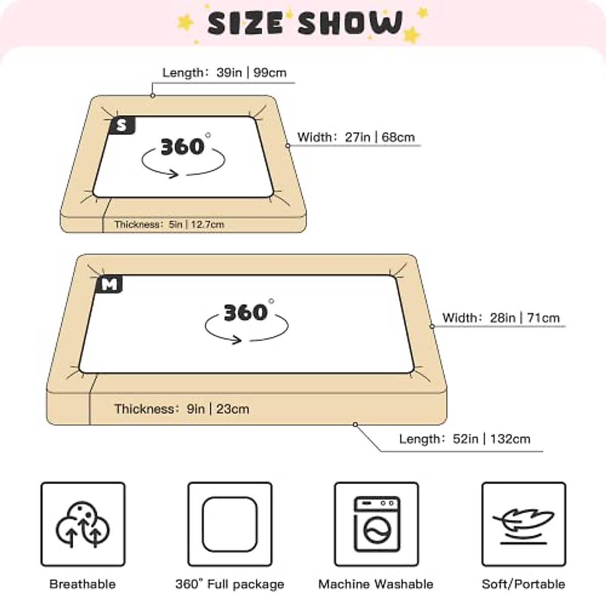 Yellow Bees Honey Baby Crib Sheets Soft Toddler Bed Sheets Breathable Mattress Cover Crib Mattress Sheet for Baby Gifts Girls Stroller Bed Mattress, 52 * 28 * 9in