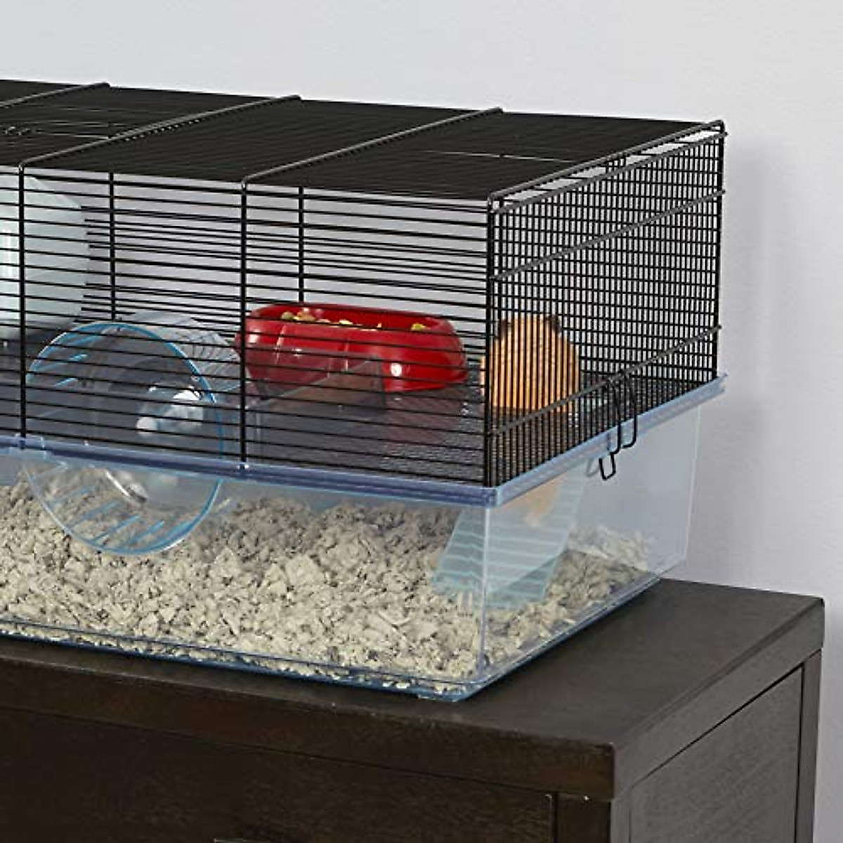 Favola Large Hamster Cage Includes Free Water Bottle, Exercise Wheel, Food Dish & Hamster Hide-Out Measures 23.6L x 14.4W x 11.8H-Inches & Includes 1-Year Manufacturer's Warranty