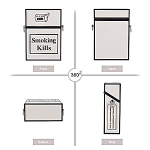 KUANG! Women Case Shape Shoulder Bag Pu Leather Storage Holder Mini Purse Chains Box Clutch Evening HandBags