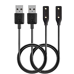 Chofit Compatible with Bose Frames Rondo Charger Cable,3.3ft USB Magnetic Charging Cable for Bose Frames Alto S/M M/L,Bose Frames Soprano,Bose Frames Tenor (Black-2 Pack)