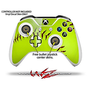 WraptorSkinz Decal Vinyl Skin Wrap Compatible with Xbox One S Console and Controllers - Softball