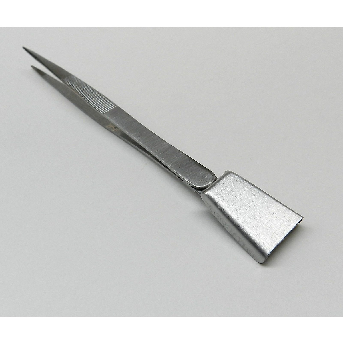 Diamond Tweezer with Scoop For Stones Bead Work Gemologist Tweezers Shovel End By JTS