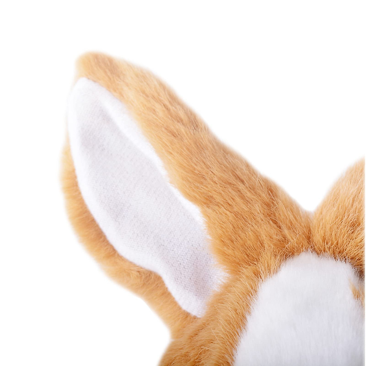 Bunny Hand Puppets Rabbit Plush Animals Toys for Kids Imaginative Pretend Play Storytelling (Brown)