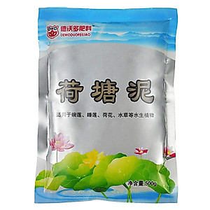 Natural Lotus Pond Mud 500g Water Lily Planting Silt Garden Fertile Bonsai Flower Nutrient Soil for Aquatic Plant Cultivation