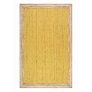 2x3, 3x5, 4x6, 5x7, 6x9 8X10 Ft. Indian Hand Braided Jute Rug Patio Rug/ Entryway Rug/ Outdoor Rug/ Kids Rug (4x6 Ft Area Rug)