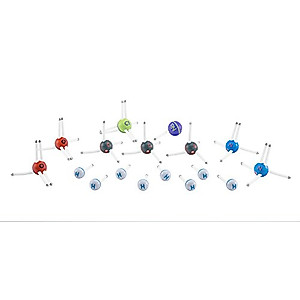 Happy Atoms Magnetic Molecular Modeling Introductory Set | Intro to Atoms, Molecules, Bonding, Chemistry | Create 508 Molecules | 73 Activities | Plus Free Educational App for iOS, Android