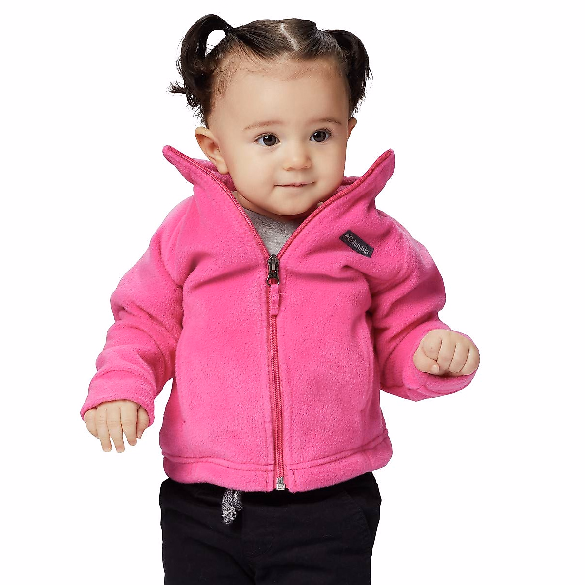 Columbia Baby Toddler Benton Springs Fleece Jacket, Pink Ice, 3T