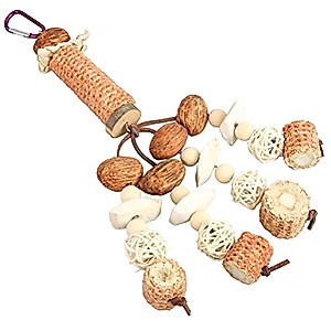 LUOZZY Suspending Parrot Toy Parakeet Toy Cage Cockatiel Toy Bird Supplies for Home