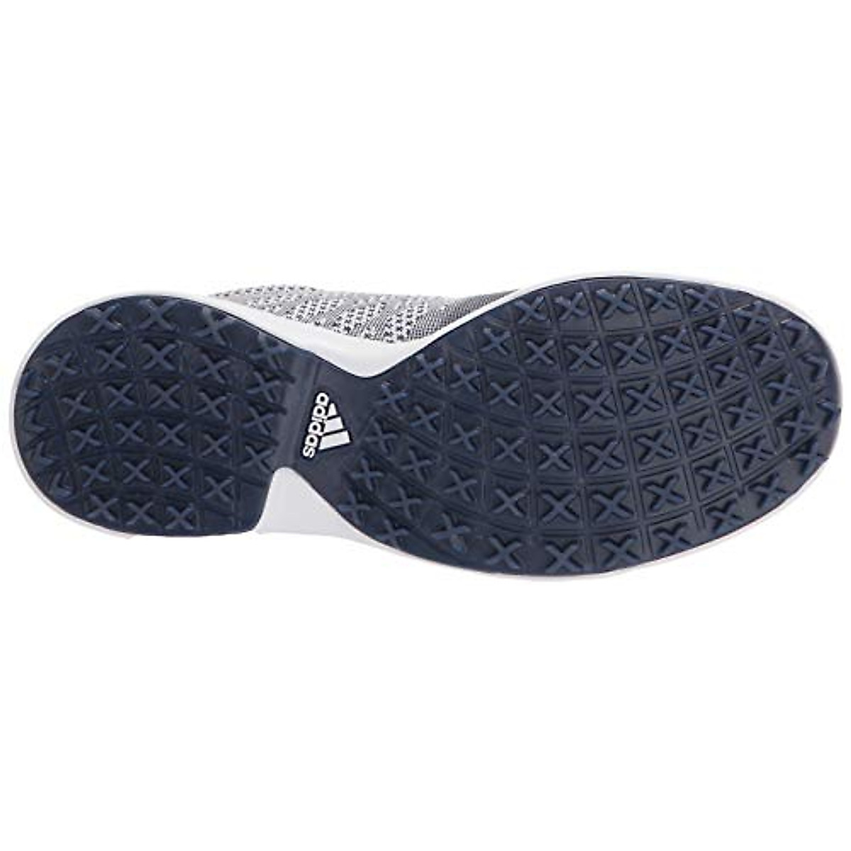 adidas Women's FW7483 Golf Shoe, FTWR White/Tech Indigo/Savannah, 6