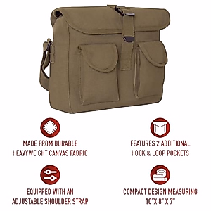 Rothco O.D. Ammo Shoulder Bag, canvas, Olive Drab