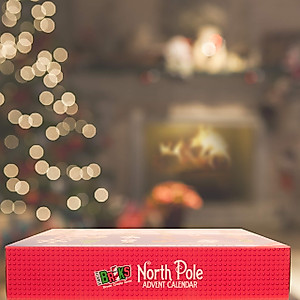 Strictly Briks Compatible with LEGO Duplo Classic Bricks Advent Calendar for Kids and Toddlers, Countdown to Christmas Building Block Toy, North Pole Theme, 376 Pieces