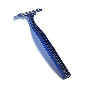 500 Box Combo of Blue and Pink Razor Blades Disposable Stainless Steel Hospitality Quality Shavers High End Twin Blade Razors for Men and Women with Aloe Vera Lubrication Strip