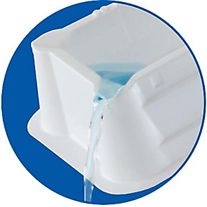 Heathrow Scientific Sterile Reagent Reservoir, 5 mL Capacity, Polystyrene, Disposable, White (Pack of 50)