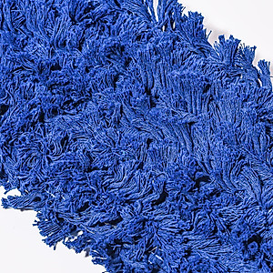 Tidy Tools Commercial Dust Mop Replacement Head – 36 x 5 in. Cotton Nylon Reusable Mop Head – Industrial Dust Mop Refill for Floor Cleaning & Janitorial Supplies, Blue