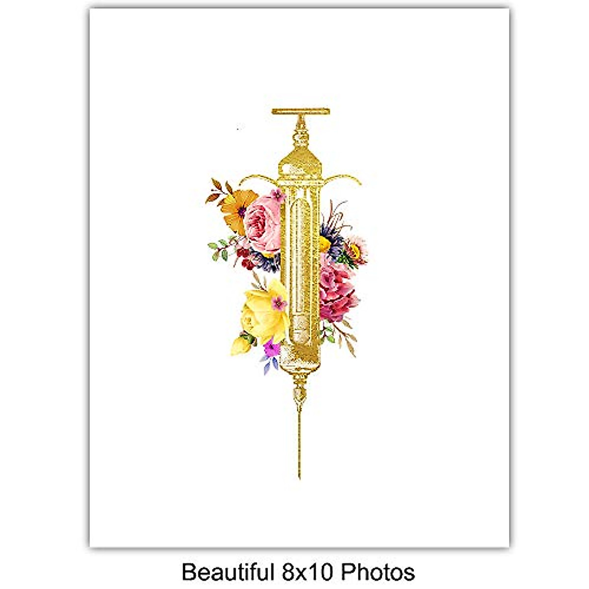 Nurse Appreciation Wall Art Poster Set - Gift for Registered Nurse Practitioner, RN, LPN, RNA, Nursing Student Graduation - Home, Hospital, Clinic or Medical Office Decor, Decoration - 8x10 Unframed