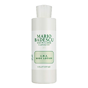 Mario Badescu AHA Body Lotion With Glycolic Acid - Moisturizing & Gentle Exfoliating Body Lotion for Softer, Youthful-looking Skin - Lightweight, Non-greasy Formula, 6 Fl Oz
