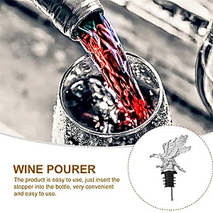 Wine Stopper Wine Bottle Pourer: Wine Aerator Pourer Eagle Shaped Bottle Stopper Liquor Pour Spout Wine Cocktail Dispenser for Home Bar