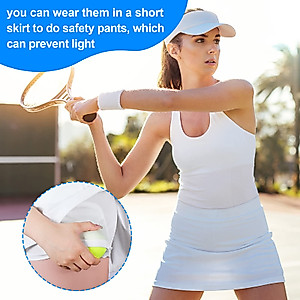 Eurzom Out Women's Shorts Black White Shorts for Women Tummy Under Shorts(Medium)