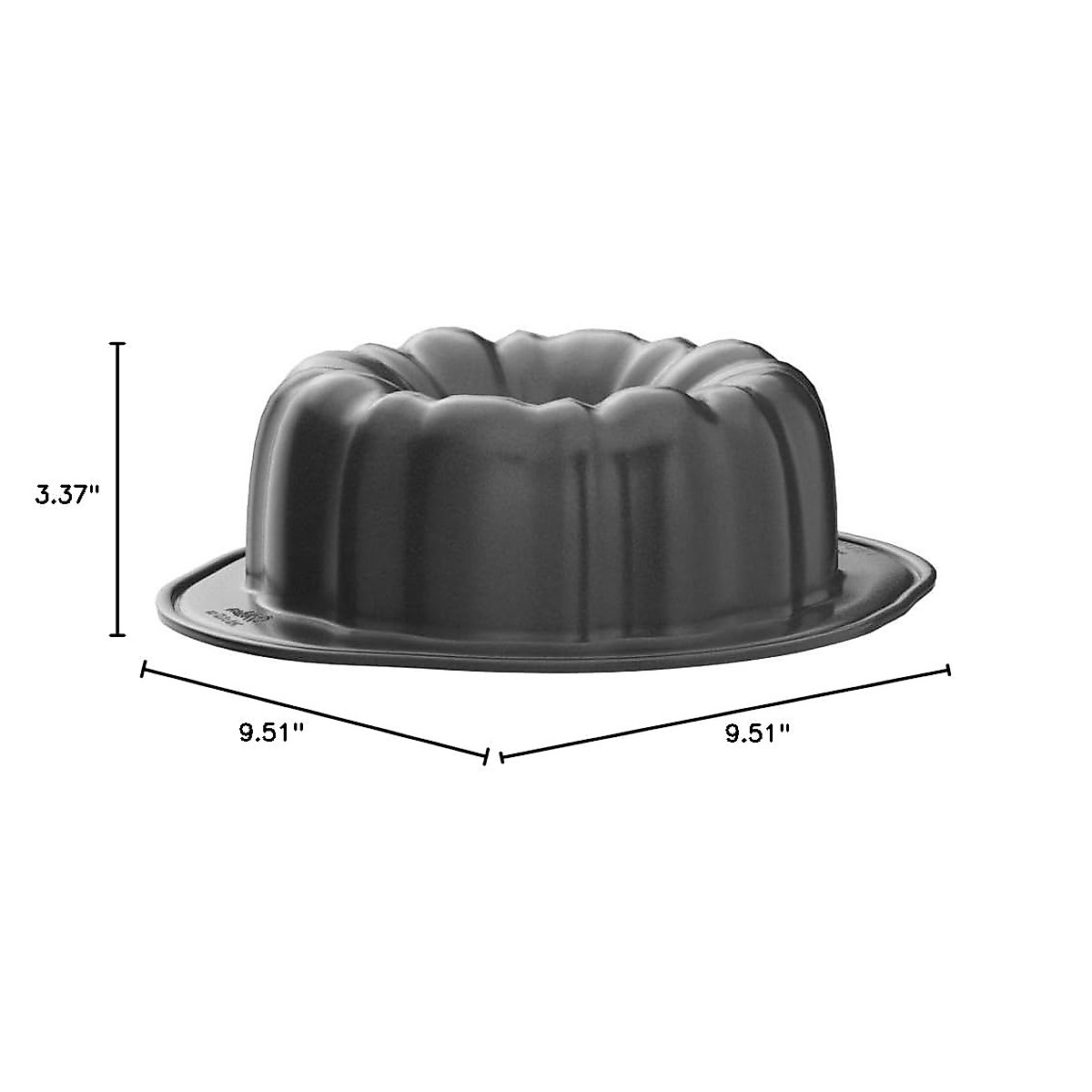 Wilton Perfect Results Premium Non-Stick 9-Inch Fluted Tube Pan