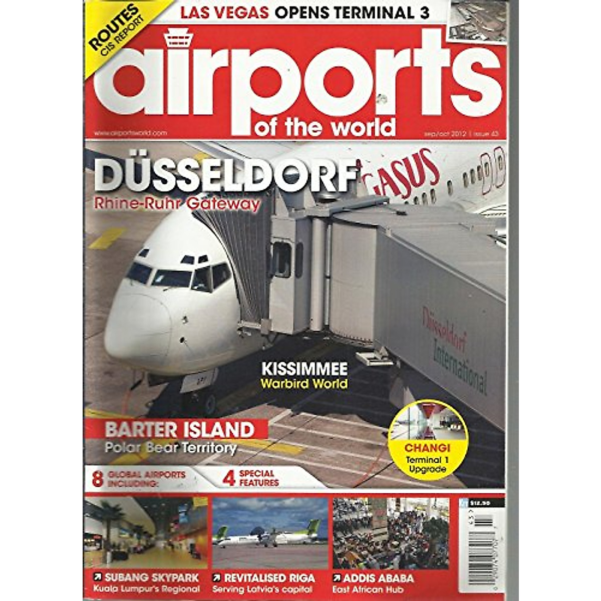 AIRPORTS OF THE WORLD, SEPTEMBER/OCTOBER, 2012 (LAS VEGAS OPENS TERMINAL 3)
