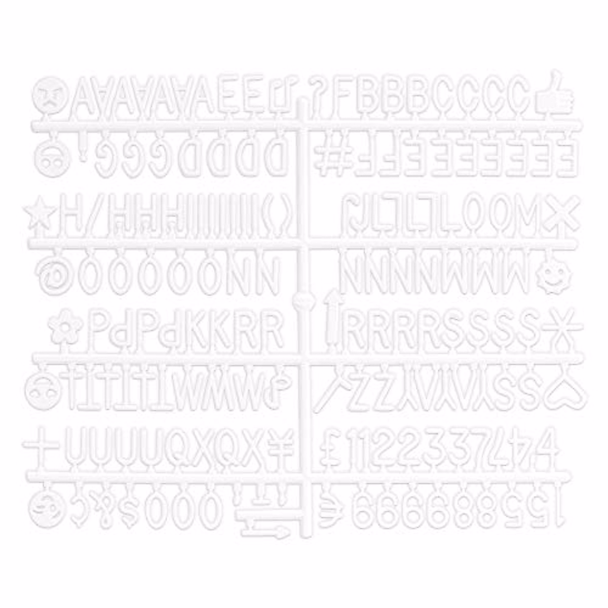 DesignWorks Ink Felt Letterboard with Stand - 10 x 10 in Changeable Letter Board with White Letters and Black Felt for Announcements, Milestones, First Day of School, Office, and Classroom