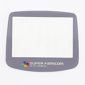 Glass Screen Lens Case Cover Protector for Nintendo Gameboy Advance GBA System Replacement (SFC Grey)