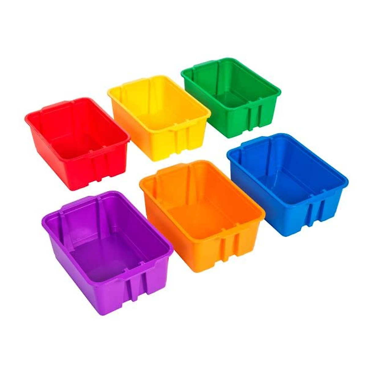 Really Good Stuff Group Colors for 6 - Classroom Stacking Bins - 6 Bins