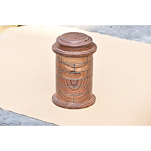 Rosewood Well Style Decorative urn Funeral Urn for Adult Pet Loss urn Memorial urn Wooden urn Box Lichtenberg Figure Resin urn for Ashes Cremation urn Urn for Human Ashes (Large up to 200 lb)