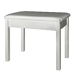 Korg LP-380 88-Keys Grand Digital Piano, White Bundle with Piano Bench, H&A Versa Professional Studio Monitor Headphones