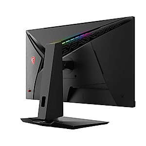 MSI Non-Glare with Narrow Bezel Screen 165Hz 1ms Height Adjustment AMD Freesync HDMI/DP/USB HDR Ready 2560 X 1440 QHD 27” Gaming Monitor (Optix MAG272QR), Black
