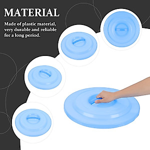 Cabilock 1Pc Trash can Replacement lid Waste Container lid Trash Can Lid Heavy- Duty Garbage Lid Replacement Garbage can lid Heavy Duty Trash can Waste Bin Lid GAI GAI with Cover Plastic