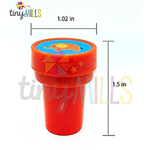 TINYMILLS 50 Pcs Assorted Stampers for Kids - Birthday Party Favors