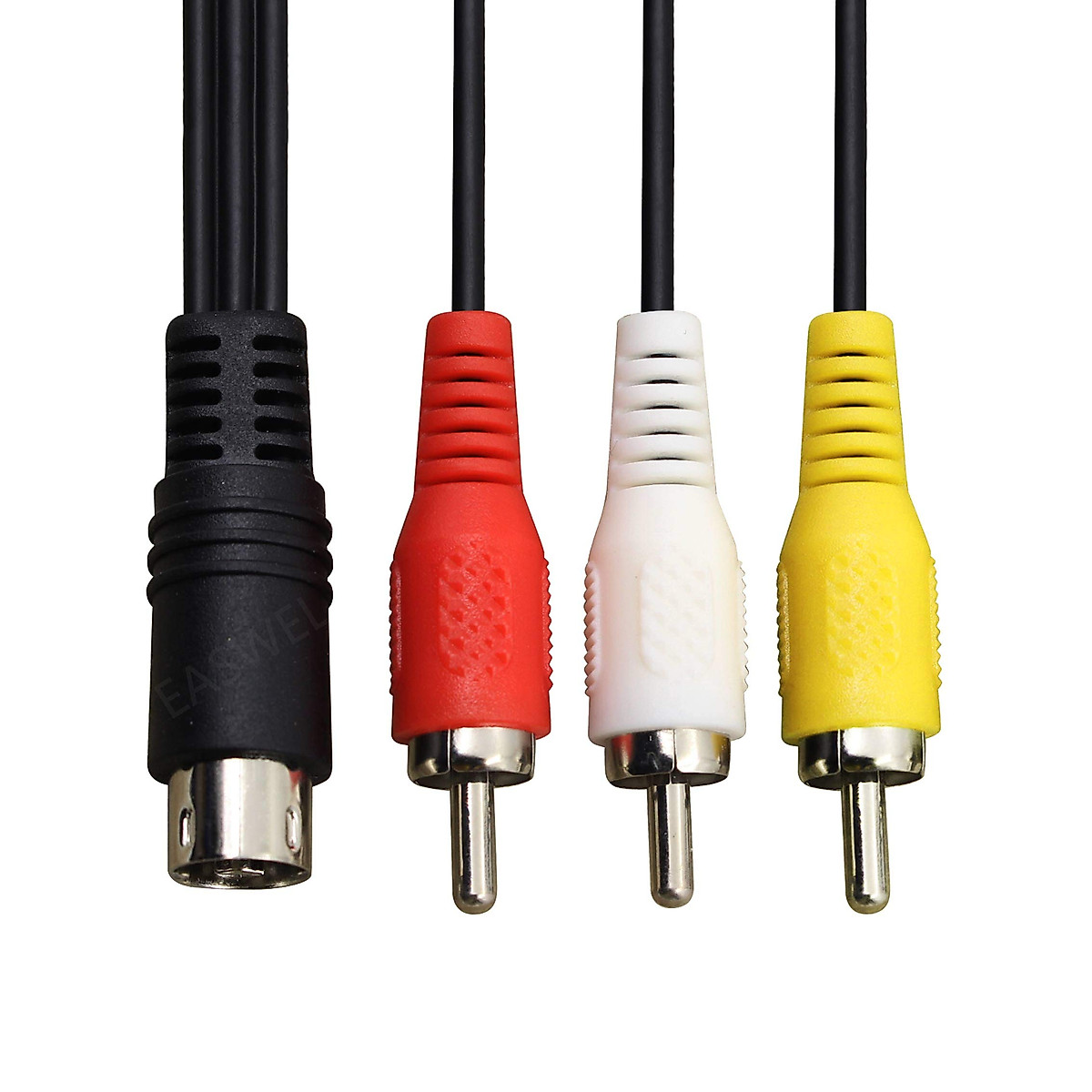 1.8m Composite 3RCA Audio Video AV Connection Cord Cable for Sega Genesis 2 or 3