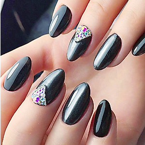 4200 Pieces Flat Back AB Rhinestones for Craft, Round Crystal Gems Stickers for Clothes, 1.5 mm - 4.8 mm, 6 Sizes