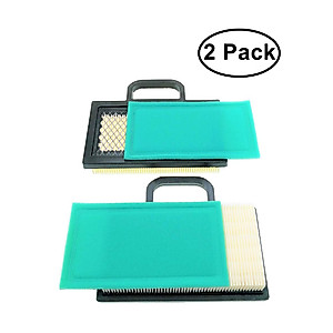 MOWFILL 2 Pack 499486 Air Filter Replace for BS 499486S, 5063, 5069, 695667, 698754 OEM Air Cleaner Cartridge with 273638 Pre Filter Fits Lawn Mower Air Cleaner Element