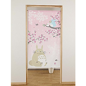 Studio Ghibuli Totoro Noren Curtain Tapestry Spring Dance of the Sakura, Hallway