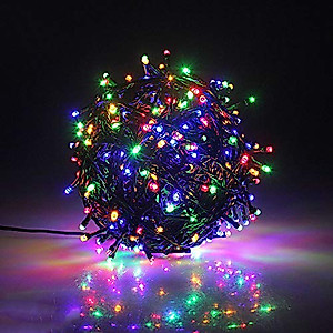 UCTEK Solar String Lights, 200 LED 72ft LED String Lights Waterproof, 8 Modes Fairy Garden Decorative Lighting for Indoor Outdoor Home Garden Patio Halloween Party Xmas Trees and Holiday Multicolor