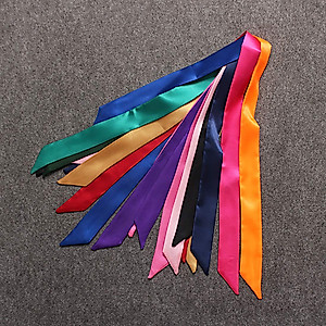 Uainhrt 4pcs/5pcs/6pcs/7pcs/8pcs Bag Handbag Handle Ribbon Scarf Hair Head Band Neck Scarf Fashion Gifts (U8082)