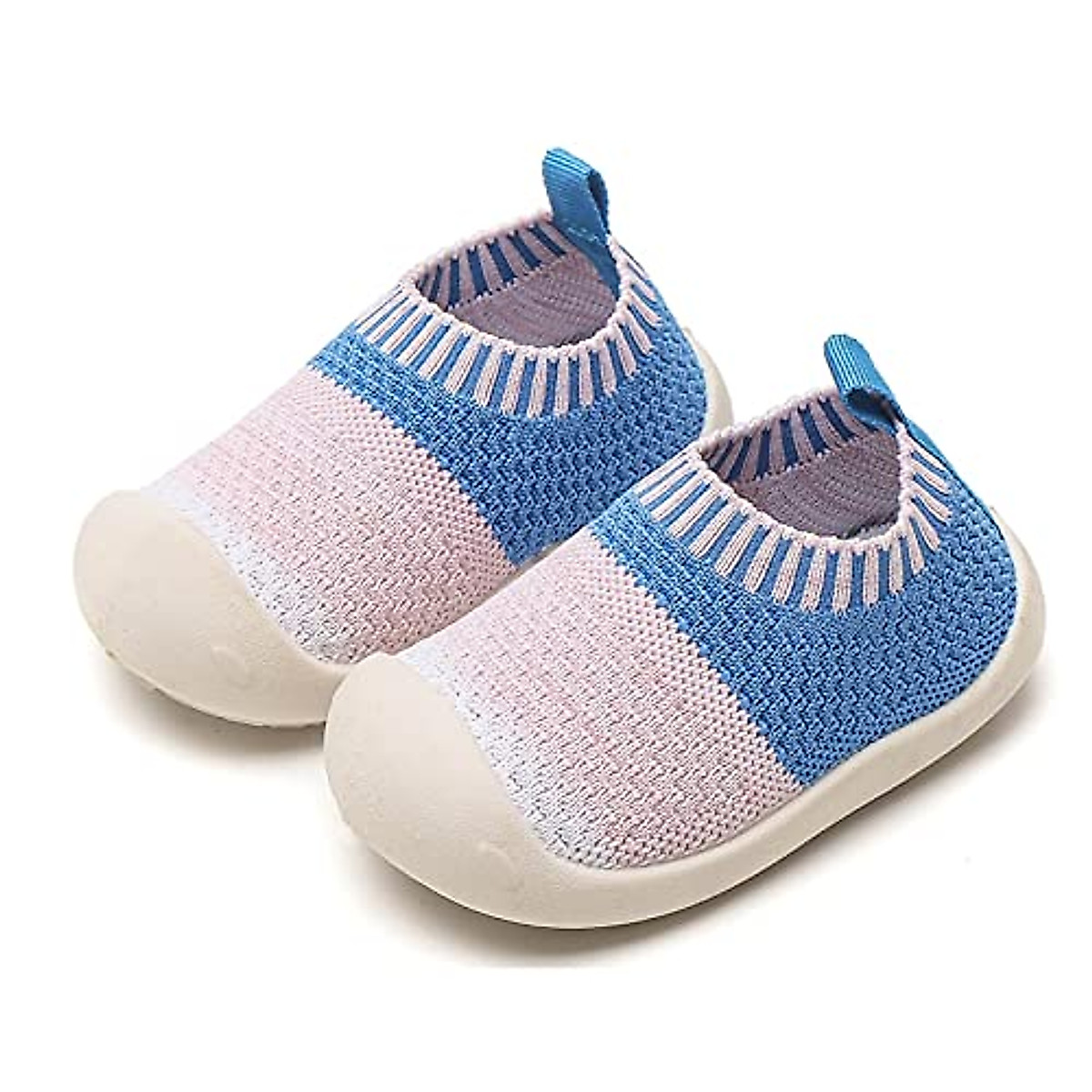 Lykmera Cute Child Shoes Boy Girl Walking Shoes Non Slip First Walking Shoes Breathable Mesh Shoes Toddler Sports Shoes (Sky Blue, 4-4.5Years)