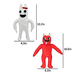 SALACICI Garten of Banban Plush, Garden of Ban Ban Jumbo Josh Plush, Opila Bird Plushies, Monster Horror Stuffed Figure Dolls, Suitable for Gifts to Fans and Friends(6PCS)