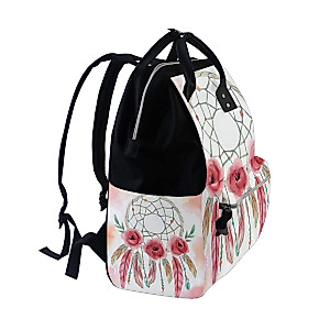 MaMacool Mummy Bag Diaper Tote Bags Larger Capacity Baby Nappy Bag Sweet Dream Catcher Muti-Function Travel Backpack