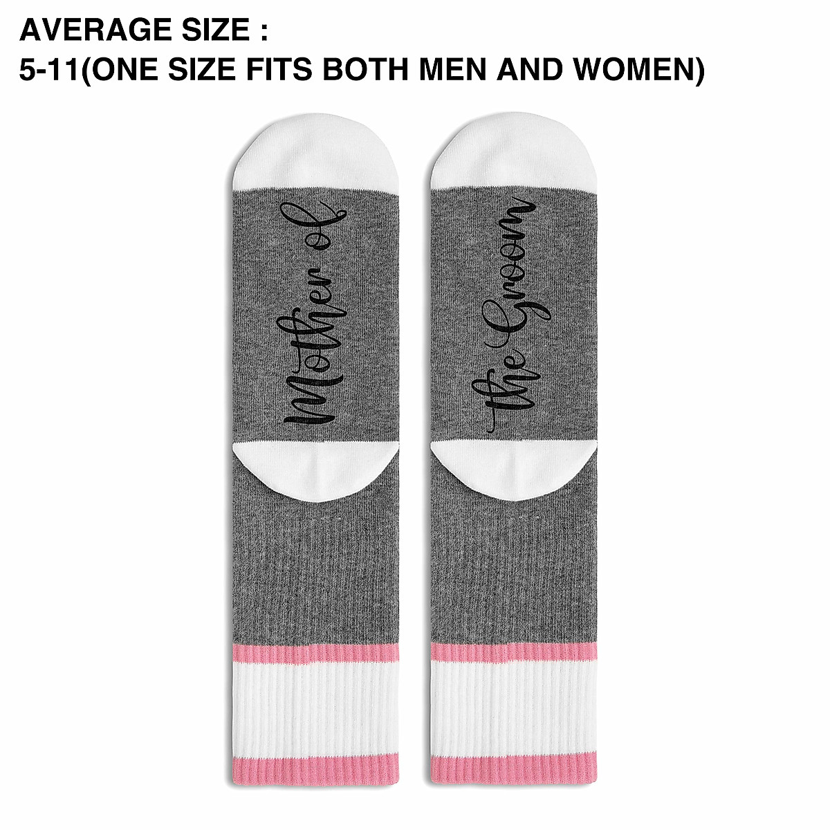 1 Pair of Mother of The Groom Socks, Wedding Gift From Bride, Novelty Christmas Birthday Gifts For Mother-in-law -85