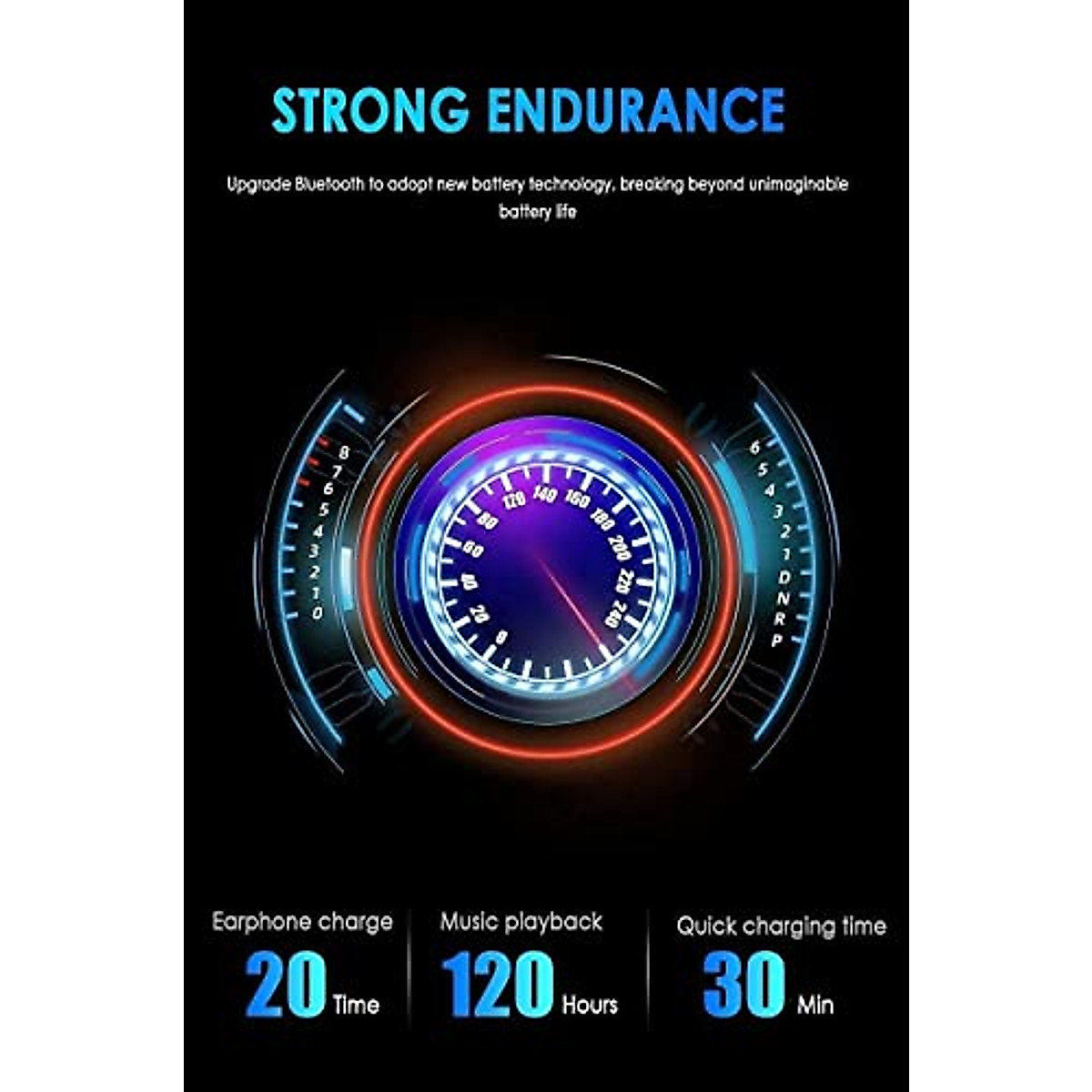 EYEARN Wireless Earbuds, Bluetooth 5.0 Headphones Earphones with Charging Case, in Ear Headset, Stereo Earphones Earbuds for Gym Exercises, Audio Books, Watching TV (This Will be The for